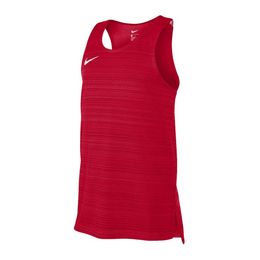 Nike Stock Dry Miler Tanktop Kids Rot F657, Größe XS ( 122-128 ), Kinder, Laufbekleidung - 11teamsports