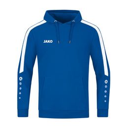 Jako Power Hoody Blau Weiss F400, Größe L, Herren, Bekleidung - 11teamsports