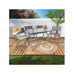 Garden Spirit Gartentisch ''Formantera'' in Grau - (B)110 x (H)75 x (T)70 cm - 50% | Garten-moebel