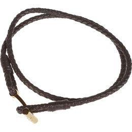 Tom Ford Armb&auml;nder - T Wrap Woven Bracelet Brown - Gr. L - in Braun - f&uuml;r Damen