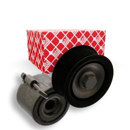 febi bilstein Riemenspanner, Keilrippenriemen 69mm für VW AUDI PORSCHE 06E903133H 06E903133AC 06E903133AB 43787