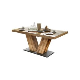 58 aufm Kessel ESSTISCH ausziehbar Elena 180x90x76 Plankeneiche | Gr.: onesize
