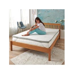 Traumschlaf Topper Gelschaum Premium in weiss | Gr.: 90x190 cm