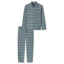 Schiesser Pyjama Selected Premium Warming in Mineral | Gr.: 52