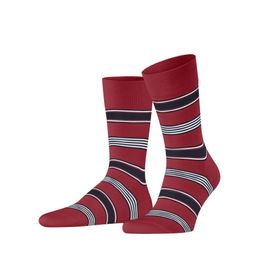 Falke Socken Marina Stripe in Scarlet | Gr.: 41/42