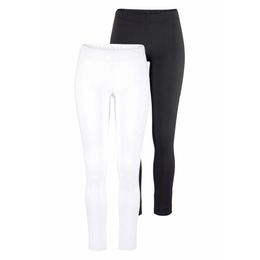 Boysen's BOYSENS Leggings in wei&szlig; + schwarz | Gr.: 36