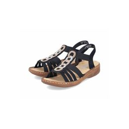 Rieker Klassische Sandale V2870 in schwarz | Gr.: 39