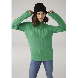 Laura Scott Strickpullover in grasgr&uuml;n | Gr.: 48