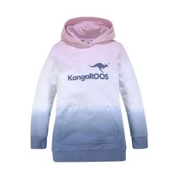 Kangaroos Kapuzensweatshirt in rosa-blau | Gr.: 128/134