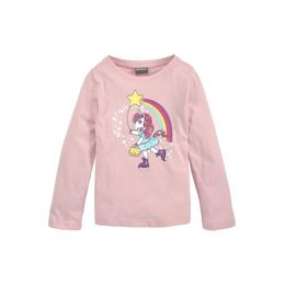 Kidsworld Langarmshirt in rosa | Gr.: 104/110