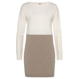 AJC Strickkleid in offwhite-taupe | Gr.: 42