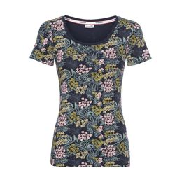Kangaroos Kurzarmshirt in dunkelblau | Gr.: 36-38