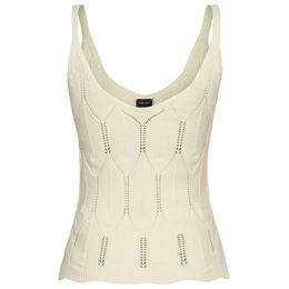 Laura Scott Stricktop in beige | Gr.: 42