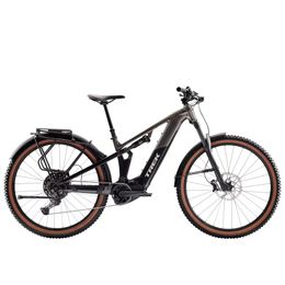 Trek Powerfly+ 4 EQ 800Wh Gen 5 | Gr. L | Aluminium E-MTB Marathon-Tour (100-120mm) Schwarz