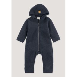 hessnatur Wollfleece Overall in marine | Gr.: 98