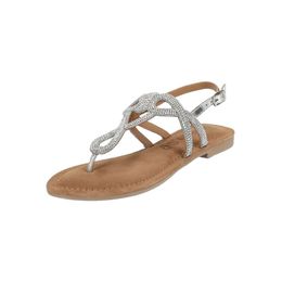 Lazamani Sandalen in Silber | Gr.: 40