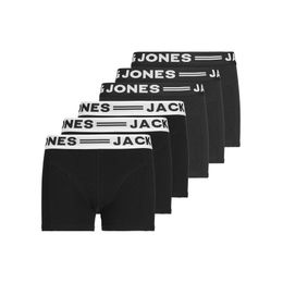 Jack & Jones Jack & Jones Boxershort 6er Pack in Schwarz/Schwarz/Wei&szlig; | Gr.: 152