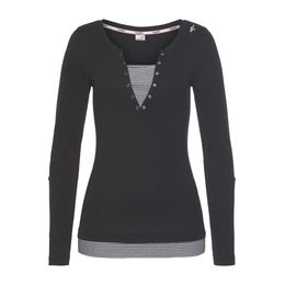 Kangaroos Longsleeve in Schwarz | Gr.: 36/38