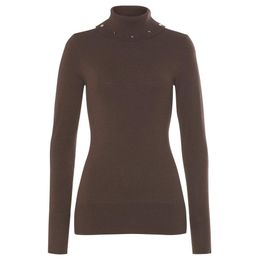 Melrose Rollkragenpullover in braun | Gr.: 42