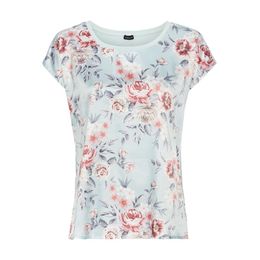 Laura Scott Shirtbluse in gr&uuml;n-gebl&uuml;mt | Gr.: 40
