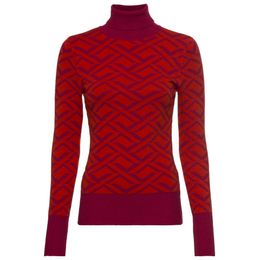 Melrose Rollkragenpullover in rot-pink | Gr.: 34
