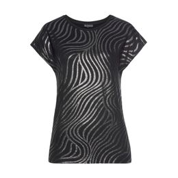 Laura Scott Rundhalsshirt in schwarz | Gr.: 48