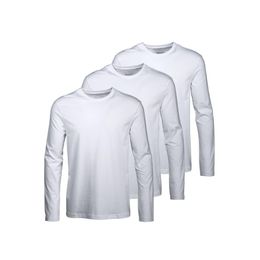 MAN'S WORLD Man's World Langarmshirt in wei&szlig; | Gr.: 68/70
