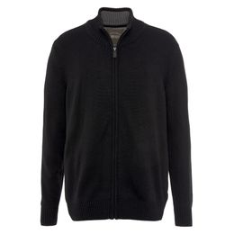MAN'S WORLD Man's World Strickjacke in schwarz | Gr.: XXL