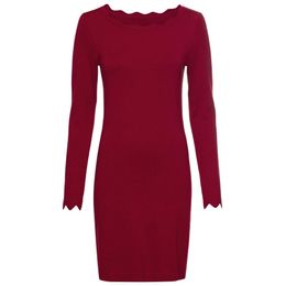 Laura Scott Strickkleid in dunkelrot | Gr.: 42