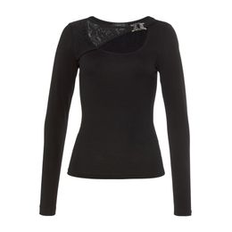 Melrose Langarmshirt in schwarz | Gr.: 38