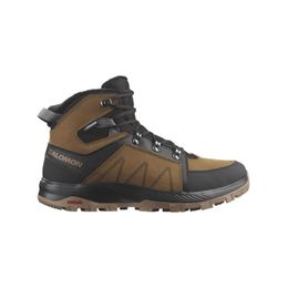 Salomon Wanderstiefel in Rubber/Black/Magnet | Gr.: 8,5