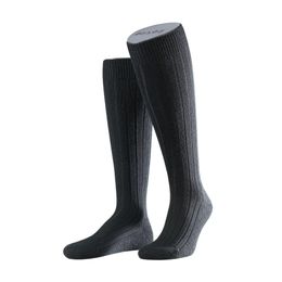 Falke Kniestr&uuml;mpfe Teppich im Schuh in Black | Gr.: 45/46