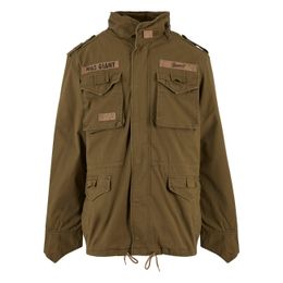Wintermantel Brandit "Brandit Herren M-65 Giant Jacket", Herren, Gr. 4 XL, grün (olive), 100% Baumwolle, Mäntel