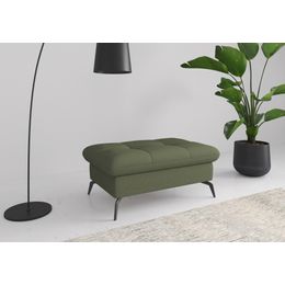 Sit & More Polsterhocker SIT & MORE "Amica", gr&uuml;n (olive), B:102cm H:47cm T:69cm, 95% Polyester, 5% Polyamid, Hocker, Polsterhocker, mit Stauraum
