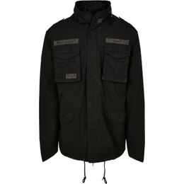 Wintermantel Brandit "Brandit Herren M-65 Giant Jacket", Herren, Gr. 4XL, schwarz, 100% Baumwolle, Mäntel