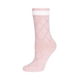 JOOP! Socken JOOP "for your daily glam", Damen, Gr. 39 (42), rosa (chalk pink), Materialmix, unifarben, Socken Socken, mit elastischem Bund
