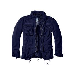 Wintermantel Brandit "Brandit Herren M-65 Giant Jacket", Herren, Gr. S, blau (navy), 100% Baumwolle, Mäntel