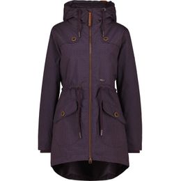 alife and kickin Winterjacke ALIFE & KICKIN "Damen CharlotteAK B", Damen, Gr. L, lila (aubergine), 100% Polyester, Jacken