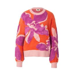 FRNCH PARIS Pullover Damen Gr&ouml;&szlig;e M lila / orange / rosa