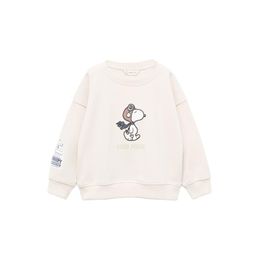 Mango Kids Sweatshirt 'SNTRAVEL' boy Beige size 3-4