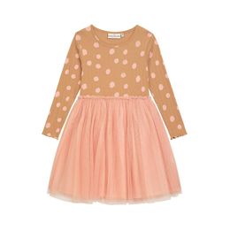 Danamade Kleid M&auml;dchen Gr&ouml;&szlig;e 116 camel / rosa