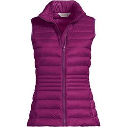 LANDS' END Daunenweste WANDERWEIGHT Verstaubar Ultraleicht, Damen,  Pink, Nylon, by Lands' End