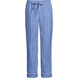 LANDS' END Essenzielle Pyjama-Hose aus Baumwolle, Herren,  Blau, Baumwolle, by Lands' End