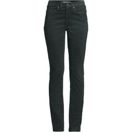 LANDS' END Straight Fit Cordhose Mid Waist, Damen,  Grün, Baumwoll-Mischung, by Lands' End