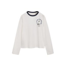 Mango Kids Shirt 'SYCONTRA' M&auml;dchen Gr&ouml;&szlig;e 152 opal / schwarz / offwhite