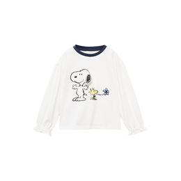 Mango Kids Shirt 'SYEAR' girl White size 3-4