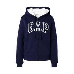 GAP Sweatjacke 'HERITAGE' Damen Größe XXL navy / weiß