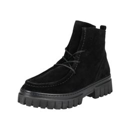 Gabor COMFORT Schnürstiefelette »Stiefelette Veloursleder« Schwarz 40,5 40,5 Verschluss: Schnürung