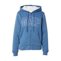 GAP Sweatjacke 'HERITAGE' Damen Gr&ouml;&szlig;e XXL blau / wei&szlig;