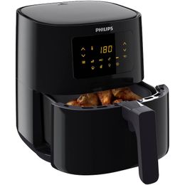 Philips Heißluftfritteuse »Airfryer L HD9252/90, 4, 1 l« 1400 W mit 7 Voreinstellungen und Warmhaltefunktion, digitales Display Schwarz